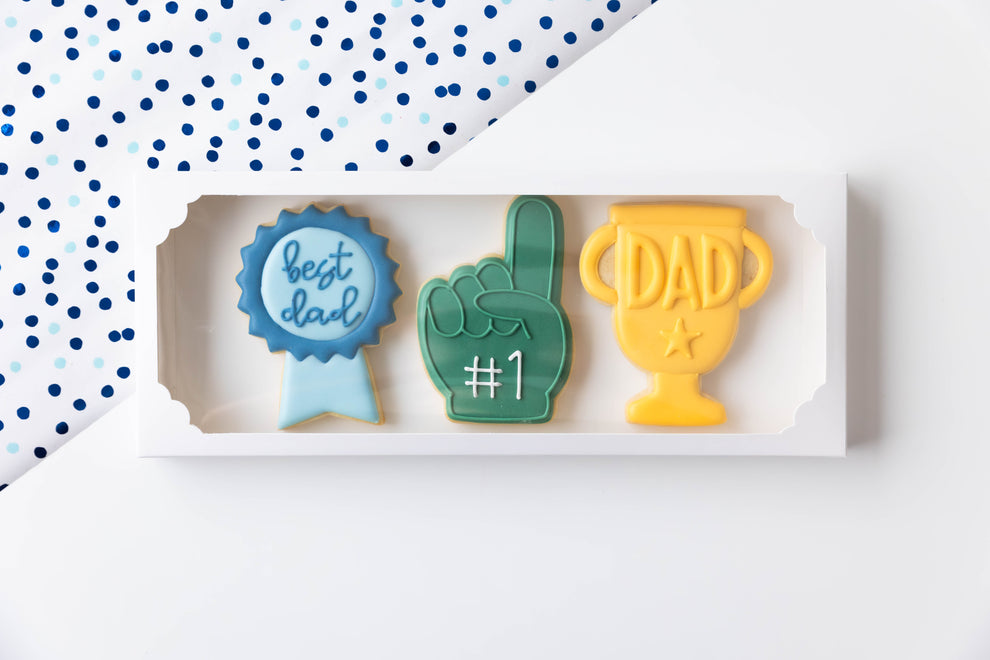 CHAMPION DAD COOKIE- BOXED SET OF 3 – Cookie Planet Melbourne