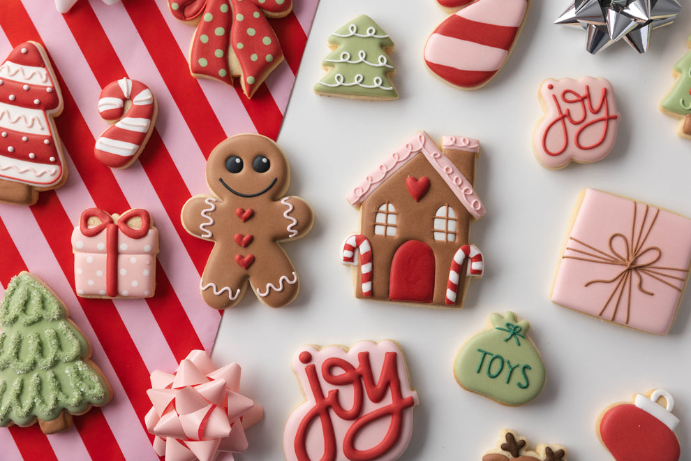 GINGERBREAD VILLAGE- SET OF 3 BOXED – Cookie Planet Melbourne