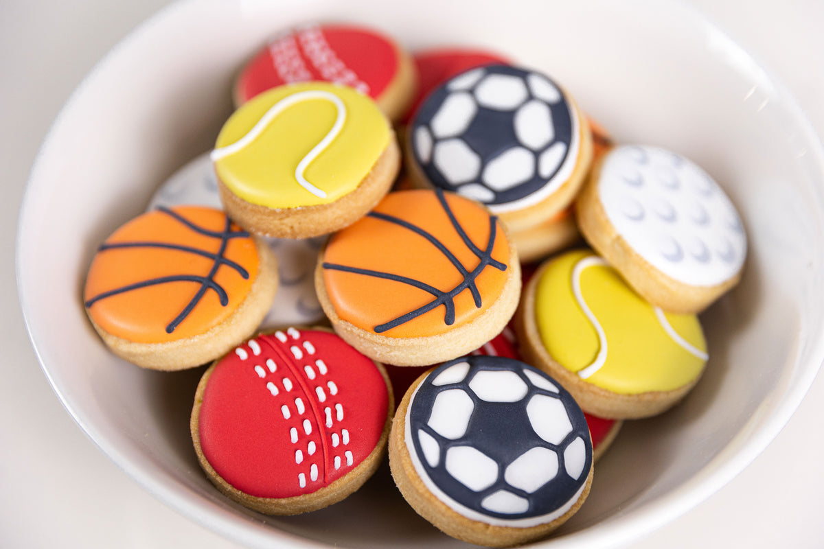 MINI SPORTS BALLS COOKIES – Cookie Planet Melbourne